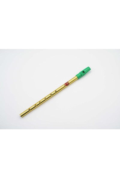 Generation Irlanda Flütü - Generation D (Re) Brass Folk Whistle Pirinç Yeşil Ağızlık Generation Irlanda Flütü - Generation D (Re) Brass Folk Whistle Pirinç Yeşil Ağızlık