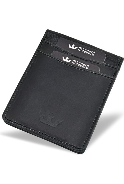 Mascard Babil Hakiki Deri Cüzdan Rfıd Engelleyici Yerli Üretim