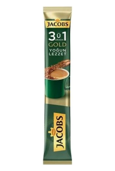 Jacobs 3'ü 1 Arada Yoğun Lezzet 18 gr
