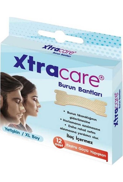 Xtracare Burun Bandı Yetişkin 12'li