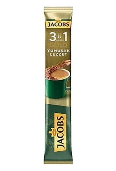 Jacobs Üçü Bir Arada Yumuşak Içim 18 gr Jacobs Üçü Bir Arada Yumuşak Içim 18 gr