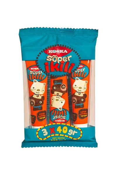 Koska Tahın-Pekmez Super Ikılı 3*40 gr Koska Tahın-Pekmez Super Ikılı 3*40 gr