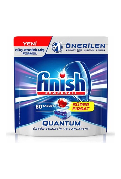 Fınısh Quantum Bulaşık Tabletı 80LI Fınısh Quantum Bulaşık Tabletı 80LI