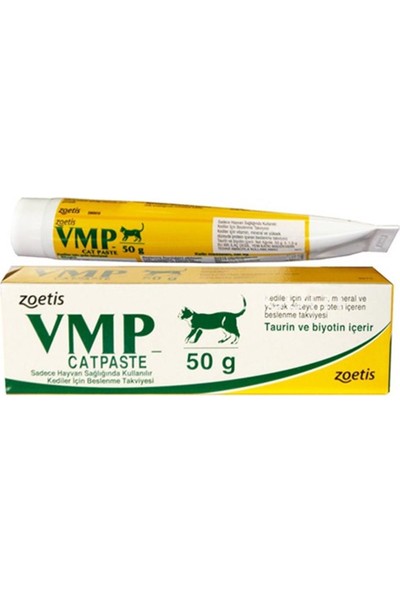 Zoetis Vmp Cat Paste Vitamin Mineral ve Protein Kedi Macun 50 gr Zoetis Vmp Cat Paste Vitamin Mineral ve Protein Kedi Macun 50 gr