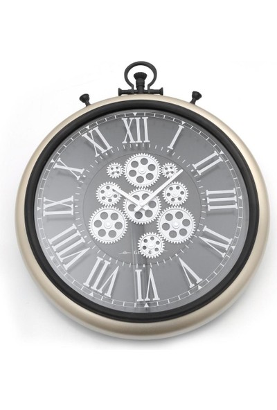 Poyraz Mobilya Ahşap Çarklı Duvar Saati Poyraz Mobilya Ahşap Çarklı Duvar Saati