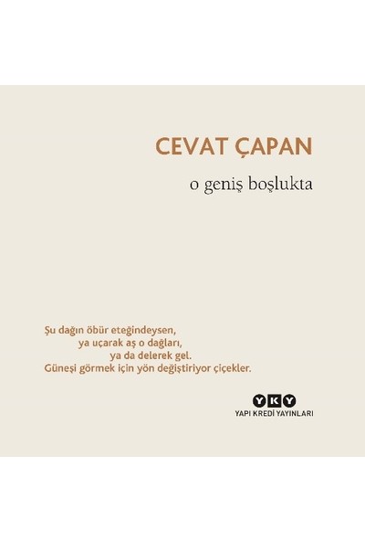 O Geniş Boşlukta - Cevat Çapan O Geniş Boşlukta - Cevat Çapan
