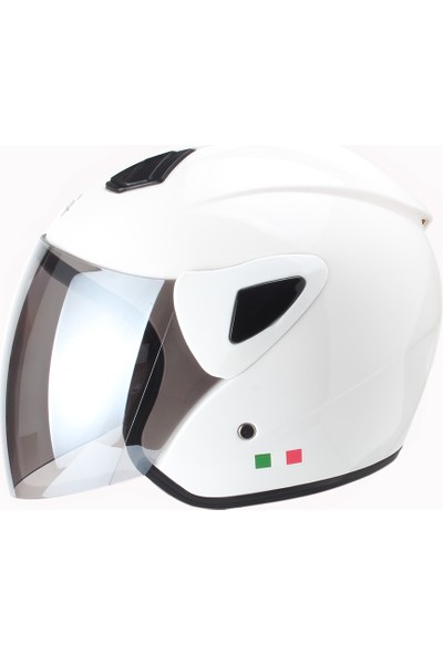 Sway Sw 700 Yarım Beyaz Kask