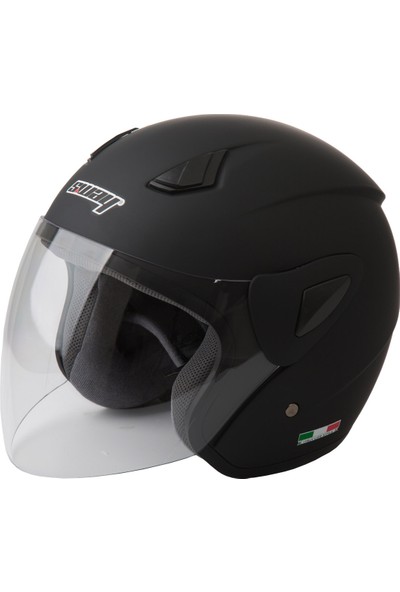 Sway Sw 700 Yarım Mat Siyah Kask Sway Sw 700 Yarım Mat Siyah Kask