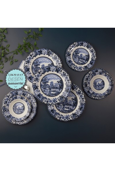 Karaca New Blue Odyssey 24 Parça 6 Kişilik Yemek Takımı Karaca New Blue Odyssey 24 Parça 6 Kişilik Yemek Takımı