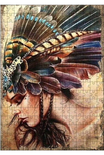 Tablomega Ahşap Mdf Puzzle Yapboz Kuş Tüyü ve Kadın Güzelliği 255 Parça 35*50 cm Tablomega Ahşap Mdf Puzzle Yapboz Kuş Tüyü ve Kadın Güzelliği 255 Parça 35*50 cm