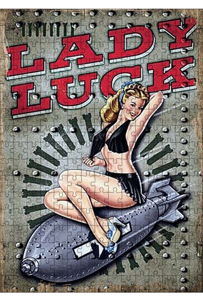 Tablomega Ahşap Mdf Puzzle Yapboz Şanslı Kadın 255 Parça 35*50 cm