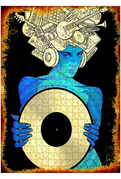 Tablomega Ahşap Mdf Puzzle Yapboz Plak ve Müzik Temalı Tablo 500 Parça 50*70 cm Tablomega Ahşap Mdf Puzzle Yapboz Plak ve Müzik Temalı Tablo 500 Parça 50*70 cm