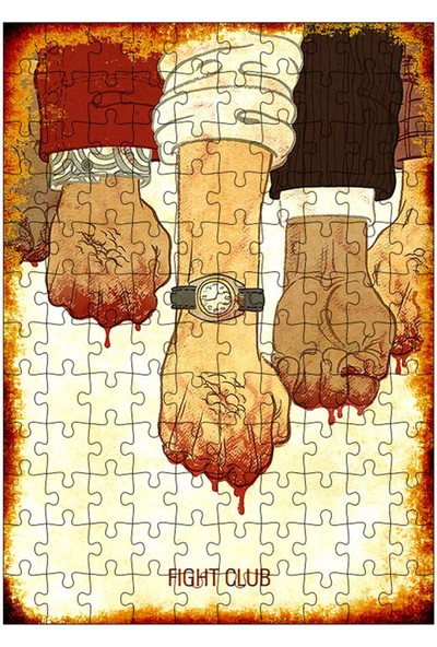 Tablomega Ahşap Mdf Puzzle Yapboz Fight Club Dövüş Kulübü Görseli 120 Parça 25*35 cm Tablomega Ahşap Mdf Puzzle Yapboz Fight Club Dövüş Kulübü Görseli 120 Parça 25*35 cm