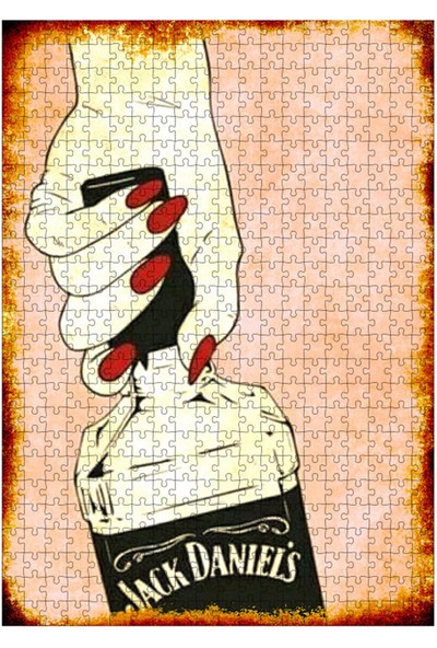 Tablomega Ahşap Mdf Puzzle Yapboz Viski Şişesi 500 Parça 50*70 cm Tablomega Ahşap Mdf Puzzle Yapboz Viski Şişesi 500 Parça 50*70 cm