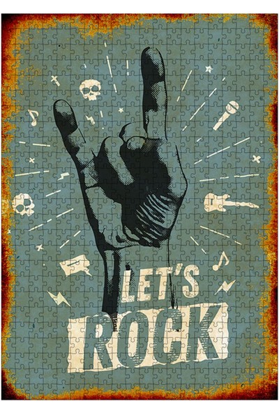 Tablomega Ahşap Mdf Puzzle Yapboz Rock Müzik Temalı Tablo 500 Parça 50*70 cm Tablomega Ahşap Mdf Puzzle Yapboz Rock Müzik Temalı Tablo 500 Parça 50*70 cm