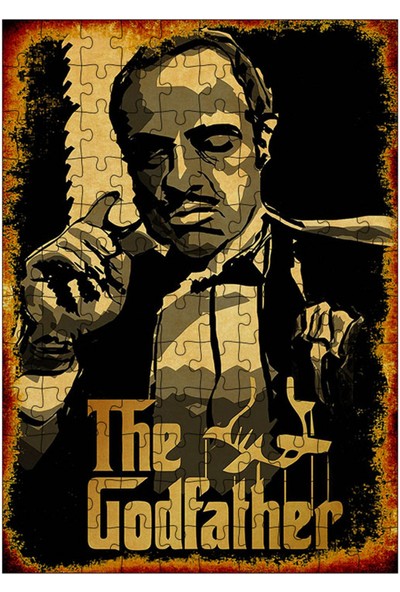 Tablomega Ahşap Mdf Puzzle Yapboz The Godfather 120 Parça 25*35 cm