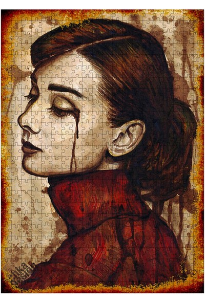 Tablomega Ahşap Mdf Puzzle Yapboz Ağlayan Kız 500 Parça 50*70 cm Tablomega Ahşap Mdf Puzzle Yapboz Ağlayan Kız 500 Parça 50*70 cm