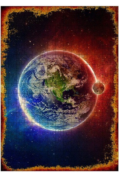 Tablomega Ahşap Mdf Puzzle Yapboz Gezegenler 255 Parça 35*50 cm