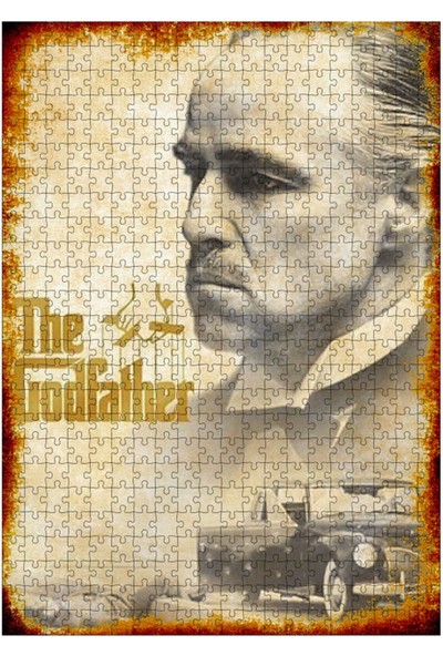 Tablomega Ahşap Mdf Puzzle Yapboz The Godfather 500 Parça 50*70 cm