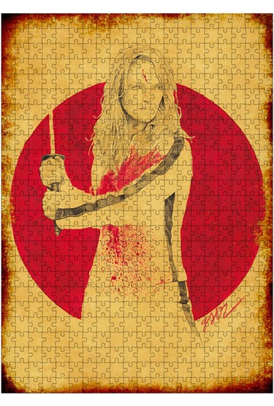 Tablomega Ahşap Mdf Puzzle Yapboz Savaşçı Kadın 500 Parça 50*70 cm