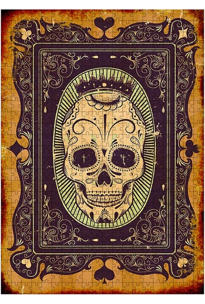 Tablomega Ahşap Mdf Puzzle Yapboz Sinek Kurukafa 500 Parça 50*70 cm