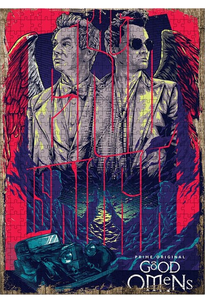 Tablomega Ahşap Mdf Puzzle Yapboz Good Omen Poster 500 Parça 50*70 cm Tablomega Ahşap Mdf Puzzle Yapboz Good Omen Poster 500 Parça 50*70 cm