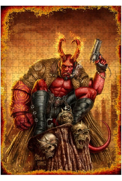 Tablomega Ahşap Mdf Puzzle Yapboz Sanat Istasyonu 500 Parça 50*70 cm