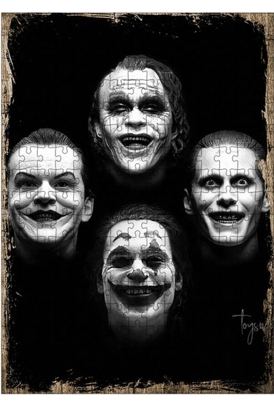 Tablomega Ahşap Mdf Puzzle Yapboz 4 Kafadar Joker 255 Parça 35*50 cm Tablomega Ahşap Mdf Puzzle Yapboz 4 Kafadar Joker 255 Parça 35*50 cm