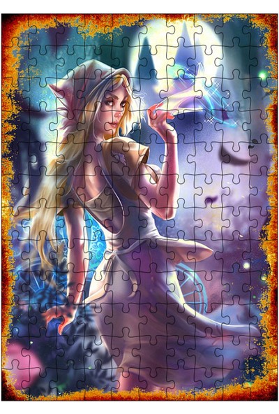 Tablomega Ahşap Mdf Puzzle Yapboz Sindirella 120 Parça 25*35 cm