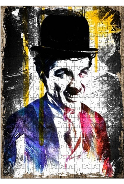 Tablomega Ahşap Mdf Puzzle Yapboz Charlie Chaplein 255 Parça 35*50 cm Tablomega Ahşap Mdf Puzzle Yapboz Charlie Chaplein 255 Parça 35*50 cm