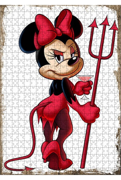Tablomega Ahşap Mdf Puzzle Yapboz Şeytan Dirgeni 500 Parça 50*70 cm