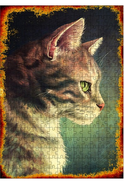 Tablomega Ahşap Mdf Puzzle Yapboz Eski Poster Kedi 255 Parça 35*50 cm Tablomega Ahşap Mdf Puzzle Yapboz Eski Poster Kedi 255 Parça 35*50 cm
