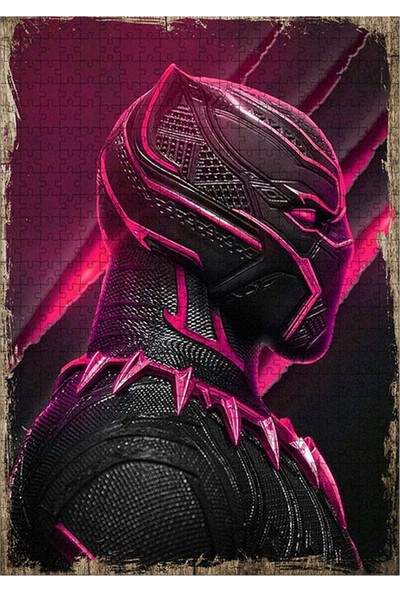 Tablomega Ahşap Mdf Puzzle Yapboz Black Panther 500 Parça 50*70 cm