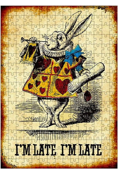Tablomega Ahşap Mdf Puzzle Yapboz Renkli Tavşan 255 Parça 35*50 cm Tablomega Ahşap Mdf Puzzle Yapboz Renkli Tavşan 255 Parça 35*50 cm