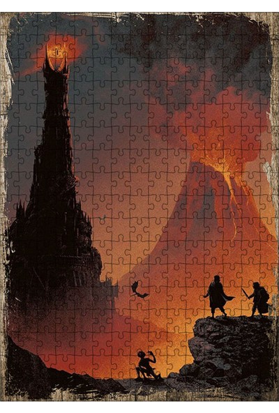 Tablomega Ahşap Mdf Puzzle Yapboz Yüzüklerin Efendisi Mordor 255 Parça 35*50 cm Tablomega Ahşap Mdf Puzzle Yapboz Yüzüklerin Efendisi Mordor 255 Parça 35*50 cm