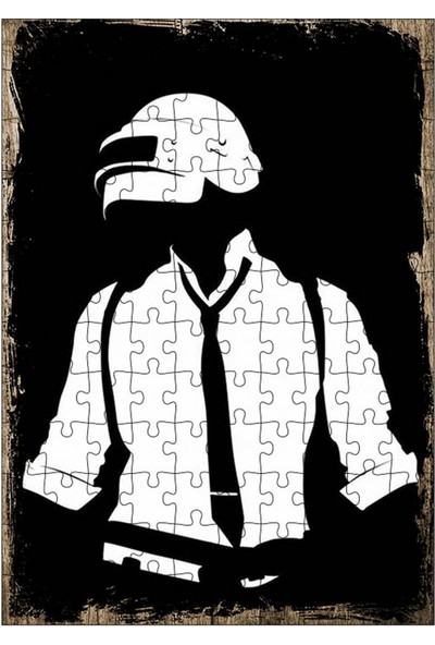 Tablomega Ahşap Mdf Puzzle Yapboz Pubg 120 Parça 25*35 cm