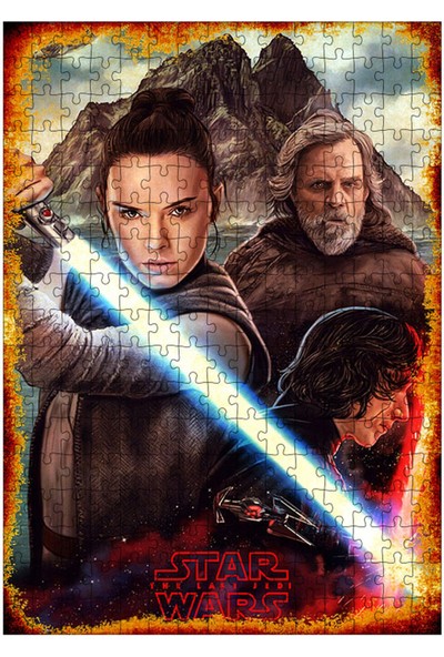 Tablomega Ahşap Mdf Puzzle Yapboz Star Wars Son Jedi 255 Parça 35*50 cm Tablomega Ahşap Mdf Puzzle Yapboz Star Wars Son Jedi 255 Parça 35*50 cm
