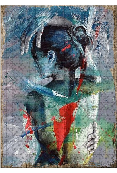 Tablomega Ahşap Mdf Puzzle Yapboz Soyut Kadın 500 Parça 50*70 cm Tablomega Ahşap Mdf Puzzle Yapboz Soyut Kadın 500 Parça 50*70 cm