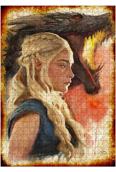 Tablomega Ahşap Mdf Puzzle Yapboz  game Of Thrones Posteri 500 Parça 50*70 cm Tablomega Ahşap Mdf Puzzle Yapboz  game Of Thrones Posteri 500 Parça 50*70 cm