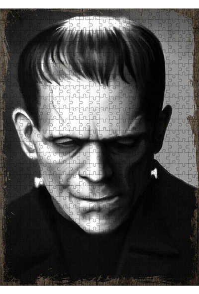 Tablomega Ahşap Mdf Puzzle Yapboz Frankenstein 500 Parça 50*70 cm Tablomega Ahşap Mdf Puzzle Yapboz Frankenstein 500 Parça 50*70 cm