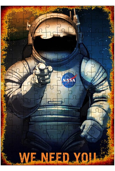 Tablomega Ahşap Mdf Puzzle Yapboz Nasa Ihtiyacımız 120 Parça 25*35 cm