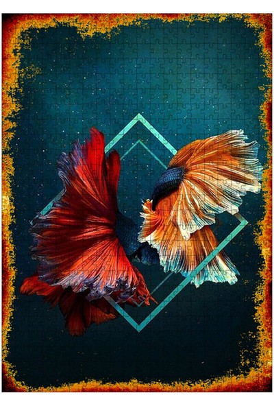 Tablomega Ahşap Mdf Puzzle Yapboz Beta Balıkları 500 Parça 50*70 cm Tablomega Ahşap Mdf Puzzle Yapboz Beta Balıkları 500 Parça 50*70 cm