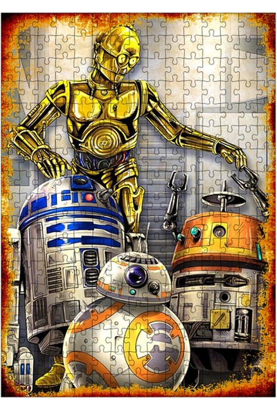 Tablomega Ahşap Mdf Puzzle Yapboz Eski Tablo Yıldız Savaşları Star Wars 255 Parça 35*50 cm Tablomega Ahşap Mdf Puzzle Yapboz Eski Tablo Yıldız Savaşları Star Wars 255 Parça 35*50 cm