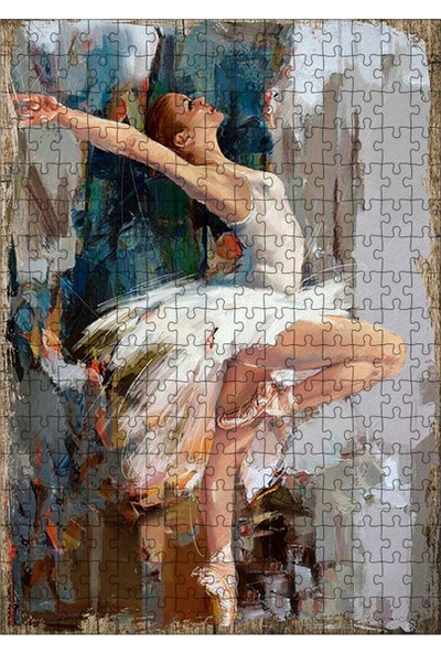 Tablomega Ahşap Mdf Puzzle Yapboz Balerin Kadın 255 Parça 35*50 cm Tablomega Ahşap Mdf Puzzle Yapboz Balerin Kadın 255 Parça 35*50 cm