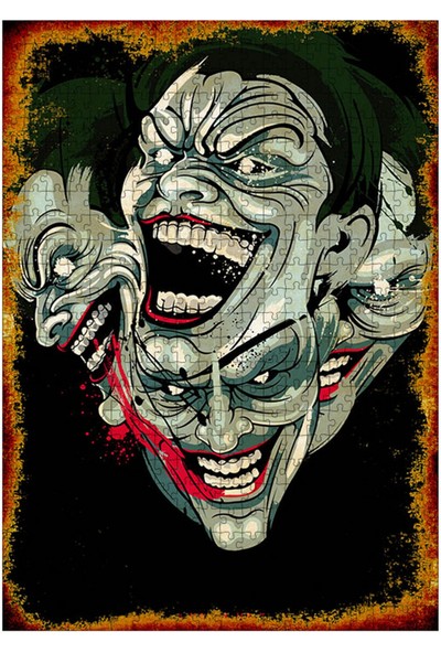 Tablomega Ahşap Mdf Puzzle Yapboz Joker Yüzleri 500 Parça 50*70 cm