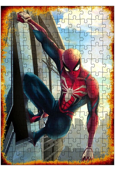 Tablomega Ahşap Mdf Puzzle Yapboz Örümcek Adam Afişi 120 Parça 25*35 cm