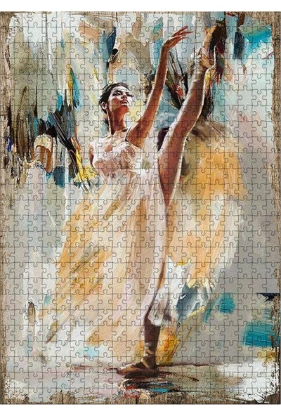 Tablomega Ahşap Mdf Puzzle Yapboz Balerin Kadın 500 Parça 50*70 cm Tablomega Ahşap Mdf Puzzle Yapboz Balerin Kadın 500 Parça 50*70 cm
