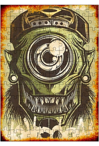 Tablomega Ahşap Mdf Puzzle Yapboz Tek Gözlü Canavar 120 Parça 25*35 cm