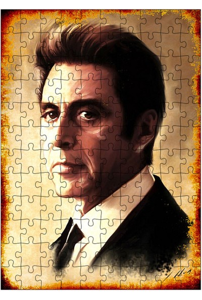 Tablomega Ahşap Mdf Puzzle Yapboz Al Pacino 120 Parça 25*35 cm Tablomega Ahşap Mdf Puzzle Yapboz Al Pacino 120 Parça 25*35 cm