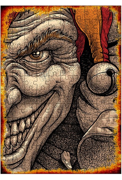 Tablomega Ahşap Mdf Puzzle Yapboz Joker Çizimi 120 Parça 25*35 cm